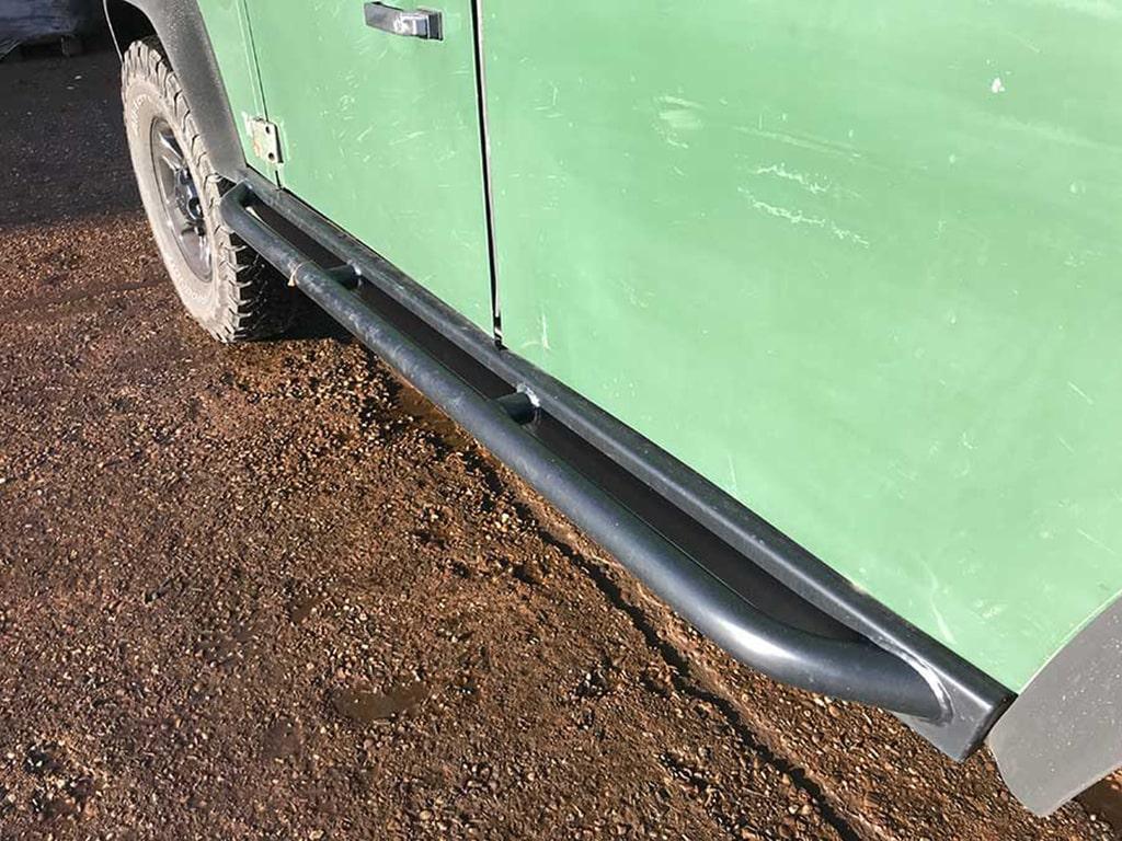 Tree/Rocksliders for Defender and Discovery – Wildbear - Winch Bumpers ...